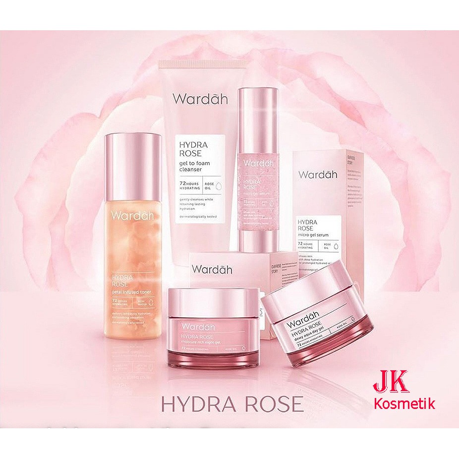 Wardah Hydra Rose Series SKin Care for Dry SKin | Shopee Malaysia