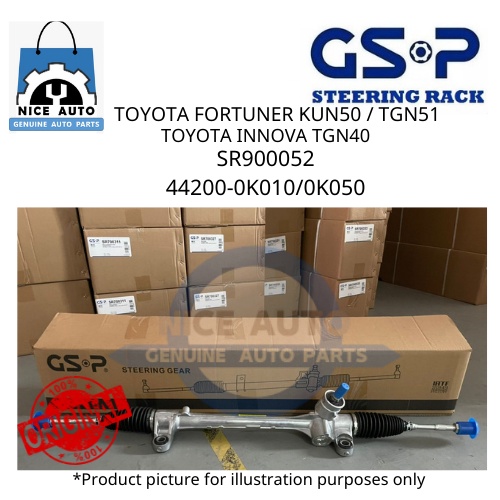 TOYOTA INNOVA TGN40 / TOYOTA FORTUNER KUN50 / TGN51 POWER STEERING GEAR ...