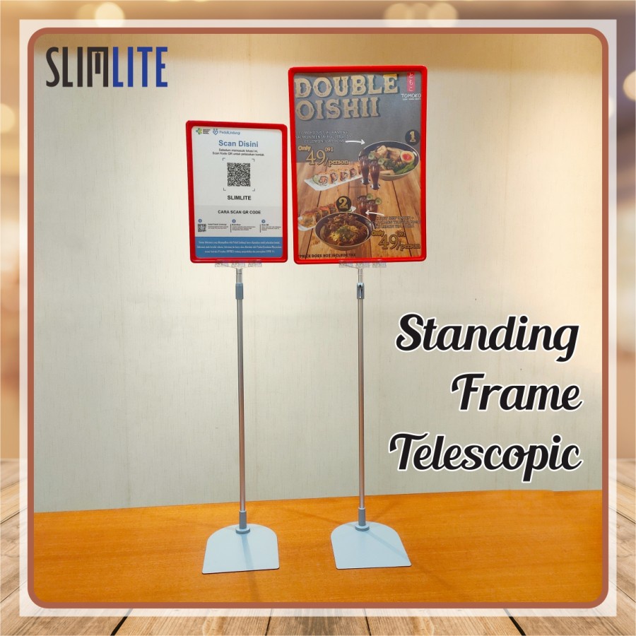 Telescopic Standing Frame - Portable Frame Stand / Display Frame ...