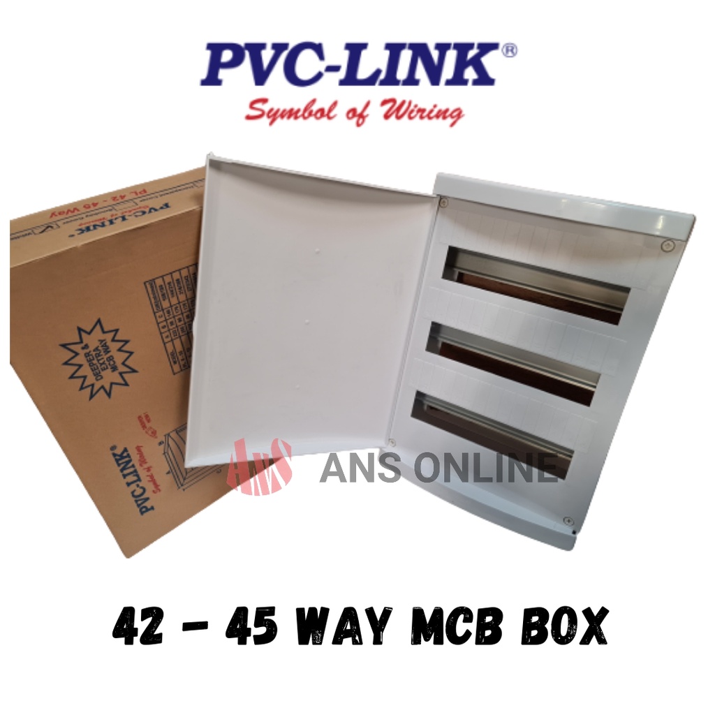 42 - 45 Way PVC LINK ABS Mcb Box Distribution Box DB Plastic Box ...