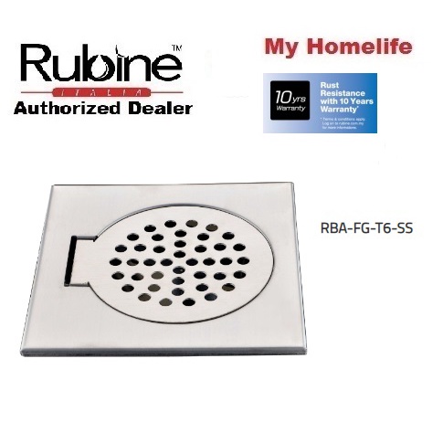 RUBINE RBA-FG-T6-SS FLOOR DRAIN 150 x 150 (NON RETURNABLE) | Shopee ...