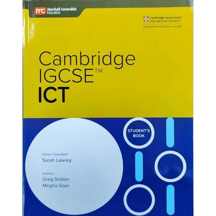 CAMBRIDGE IGCSE ICT STUDENT BOOK + EBOOK - 9789814941563 - MARSHALL ...