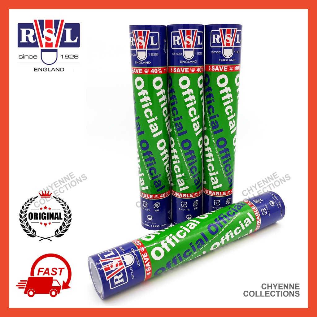 ORIGINAL RSL Official Shuttlecock • Speed 77 • Badminton Shuttlecocks Bulu Tangkis | Shopee Malaysia
