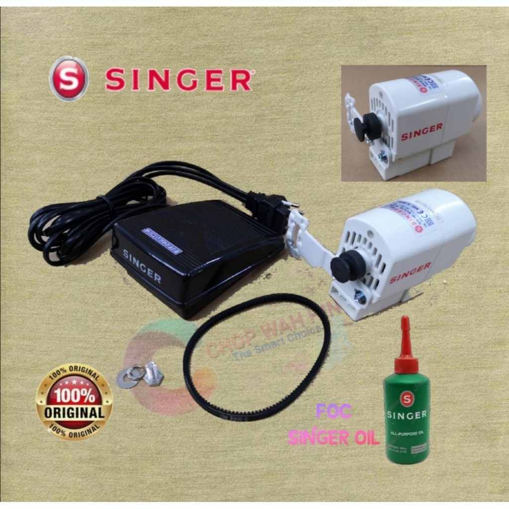 SINGER Sewing Machine Motor 11J with Foot Controller (ORIGINAL) + Free ...