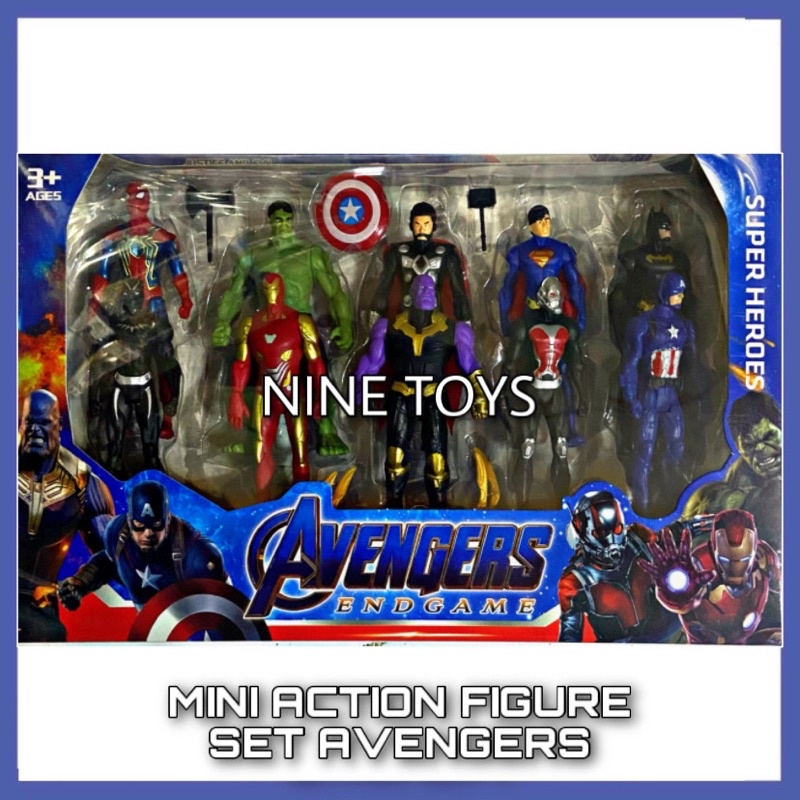 Avengers SUPERHERO MARVEL AVENGERS ROBOT TOY SET | Shopee Malaysia