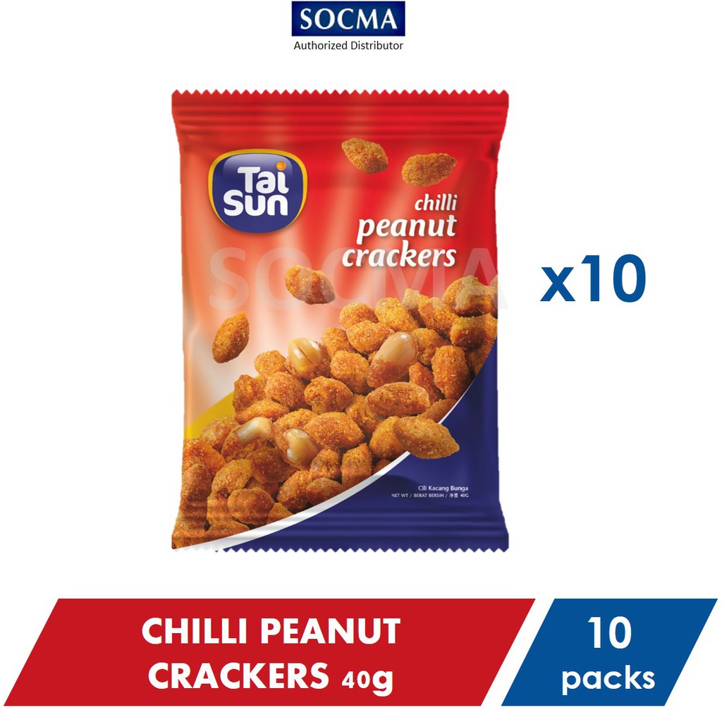 Tai Sun Chilli Peanut Crackers 40g [10] | Shopee Malaysia