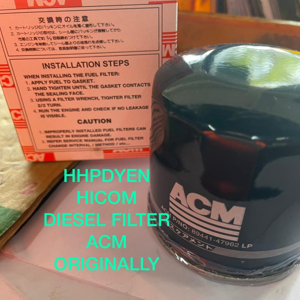 ISUZU HICOM DIESEL FILTER [ACM] (89441-47962LP) (1PCS) READY STOCK ...