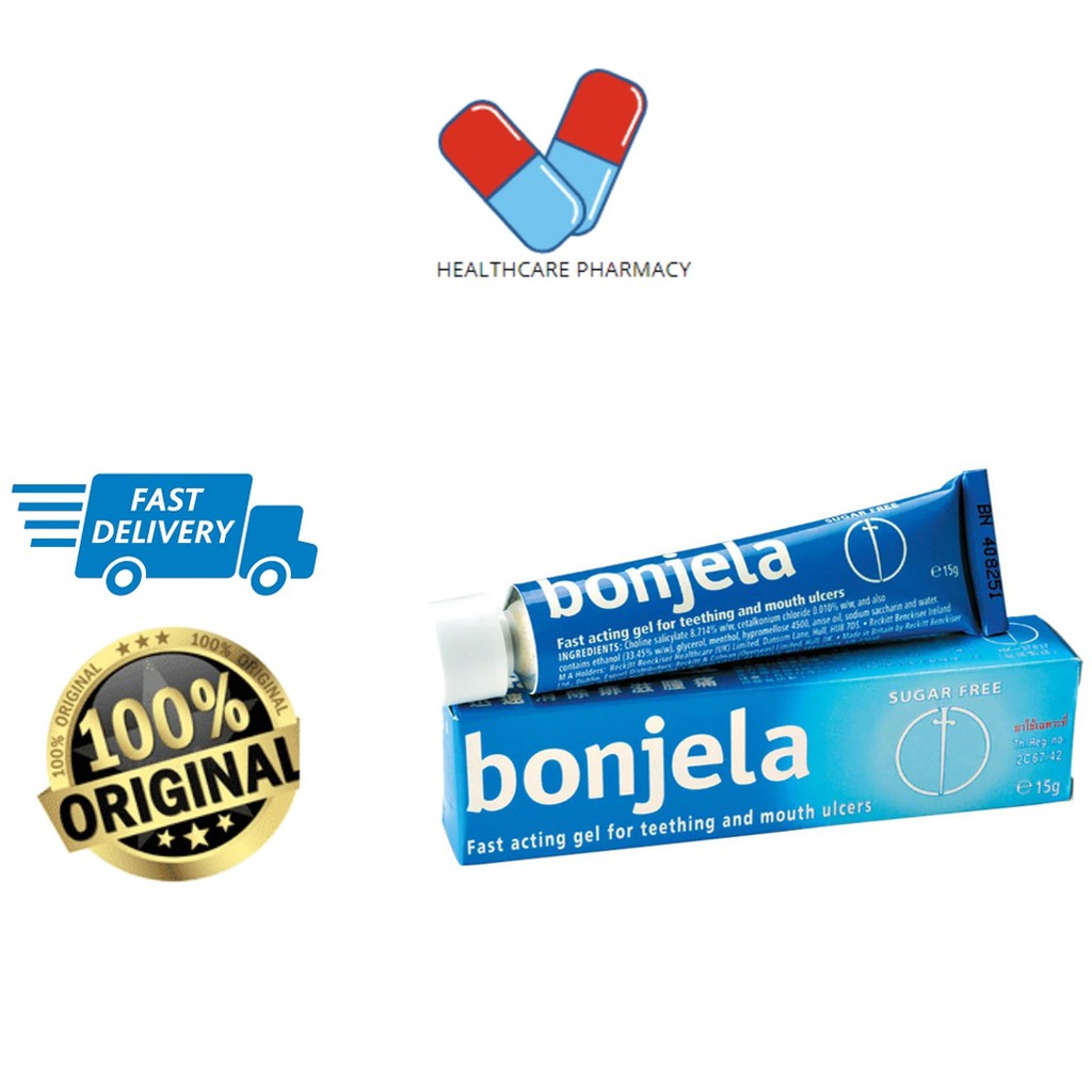 BONJELA GEL (FOR TEETHING AND MOUTH ULCERS) 15G | Shopee Malaysia