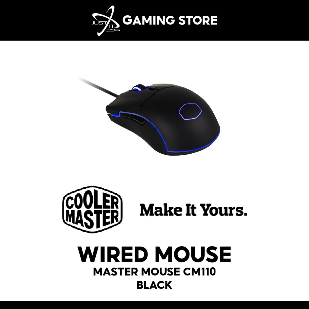 Cooler Master CM110 RGB Gaming Mouse ( CM-110-KKW01 ) | Shopee Malaysia