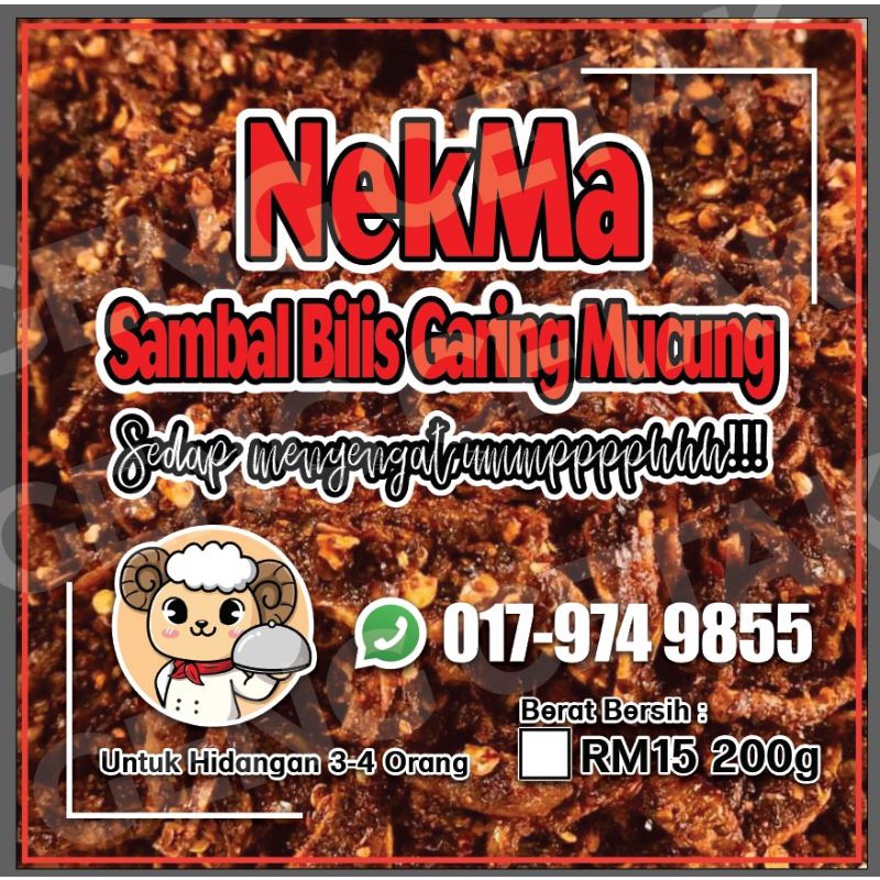 Sambal Garing Bilis NekMa | Shopee Malaysia