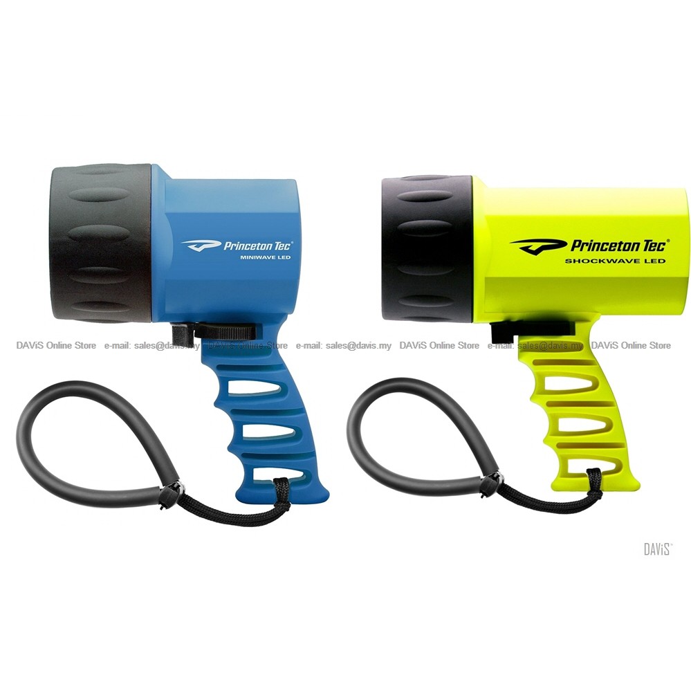 Princeton Tec Miniwave LED / Shockwave LED / Dive Light High Lumens ...