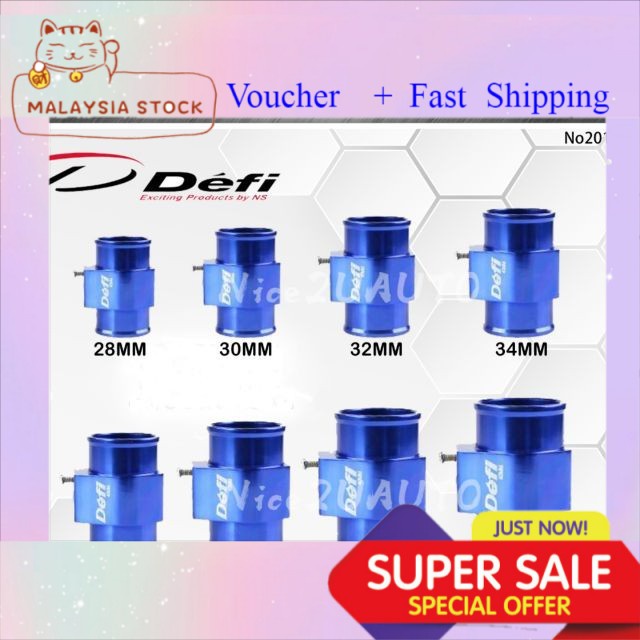 Defi Water Temperature Joint Pipe & Temp Sensor Adapter Gauge ...