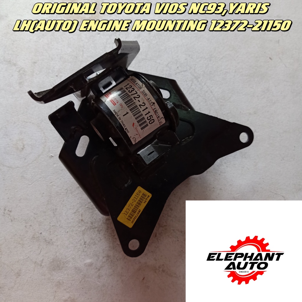 ORIGINAL TOYOTA VIOS NCP93,YARIS LH(AUTO) ENGINE MOUNTING 12372-21150 ...