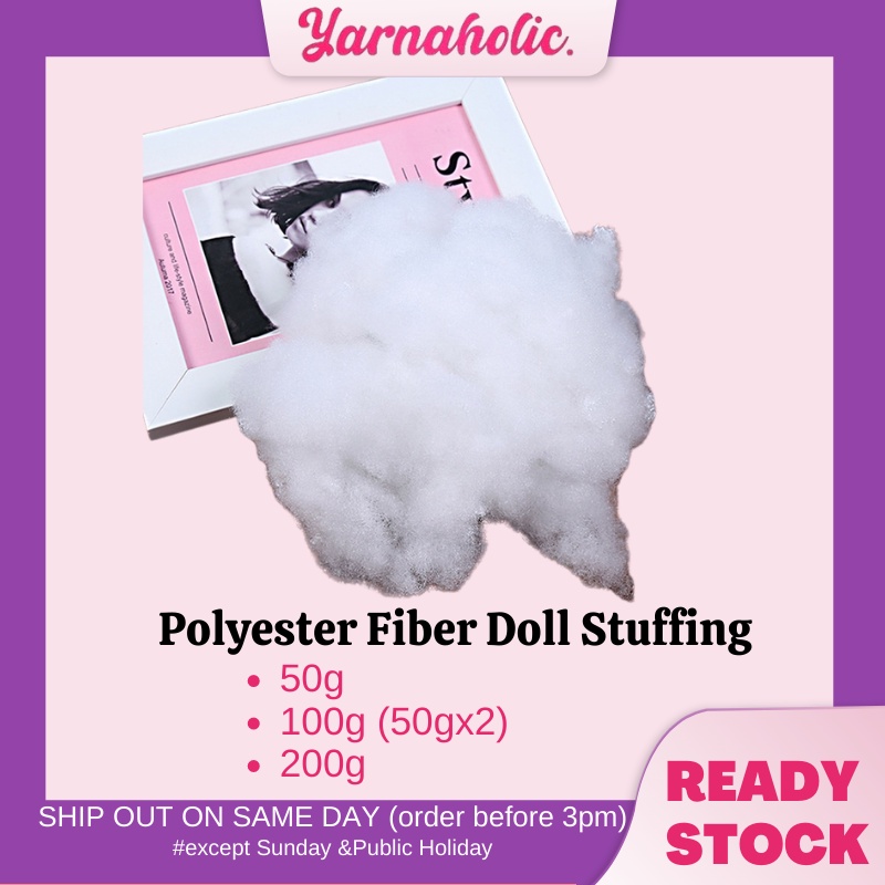 Amigurumi Accessories- Polyester Loose Fiber Cotton Stuffing for DIY ...