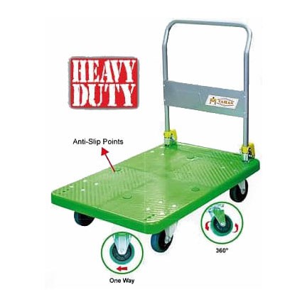 Heavy Duty hand truck trolley, Long Lasting PVC Platform Trolley 150kg ...