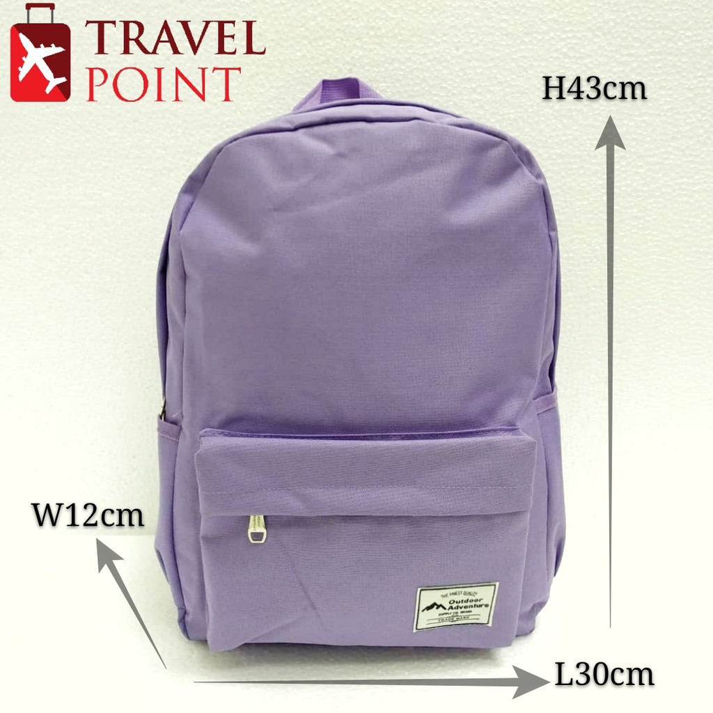 Travel Point Ready Stock Backpack Beg Casual Bag School Bag Beg Sekolah ...