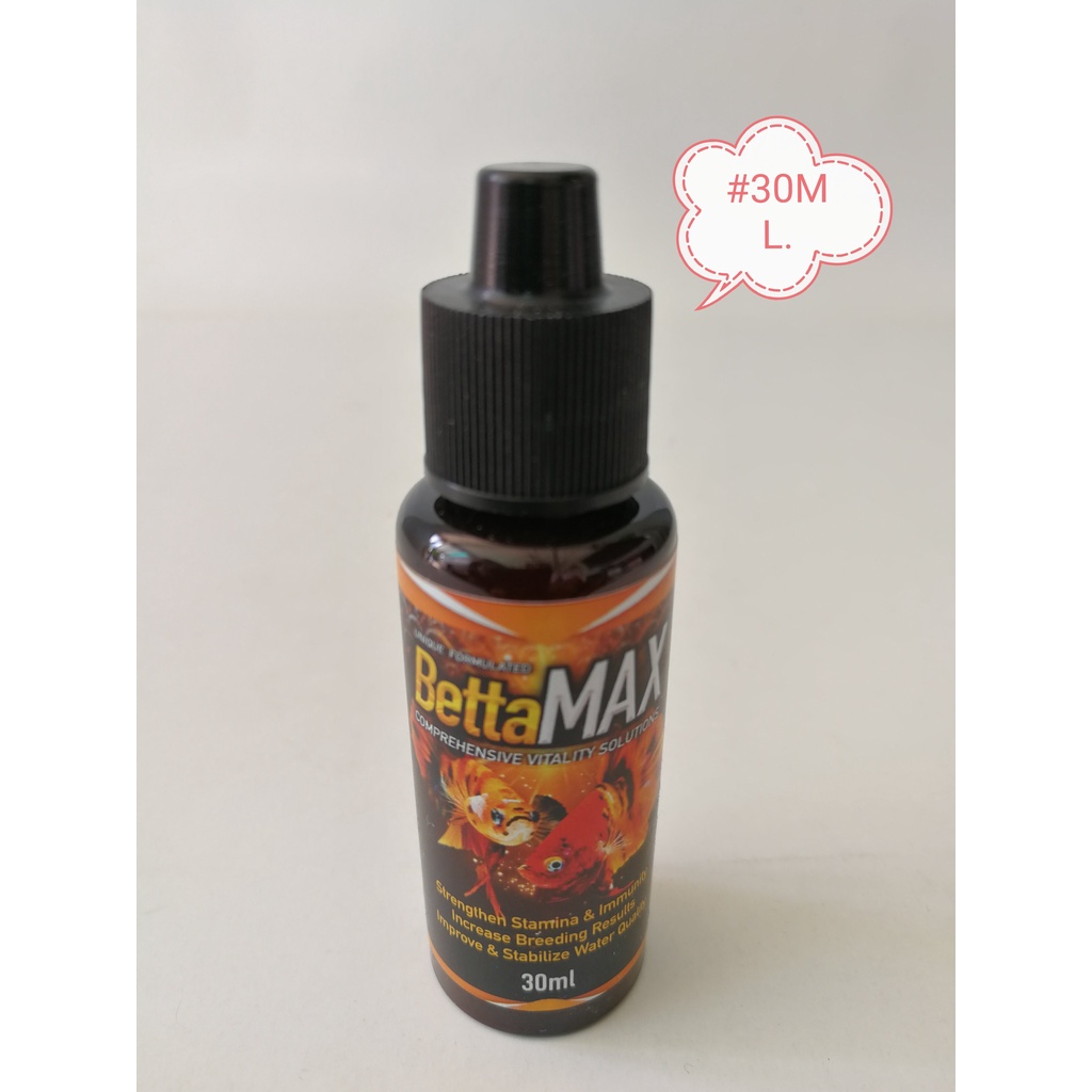 BettaMax 30ml Betta Fish Max Aquarium Solution | Shopee Malaysia