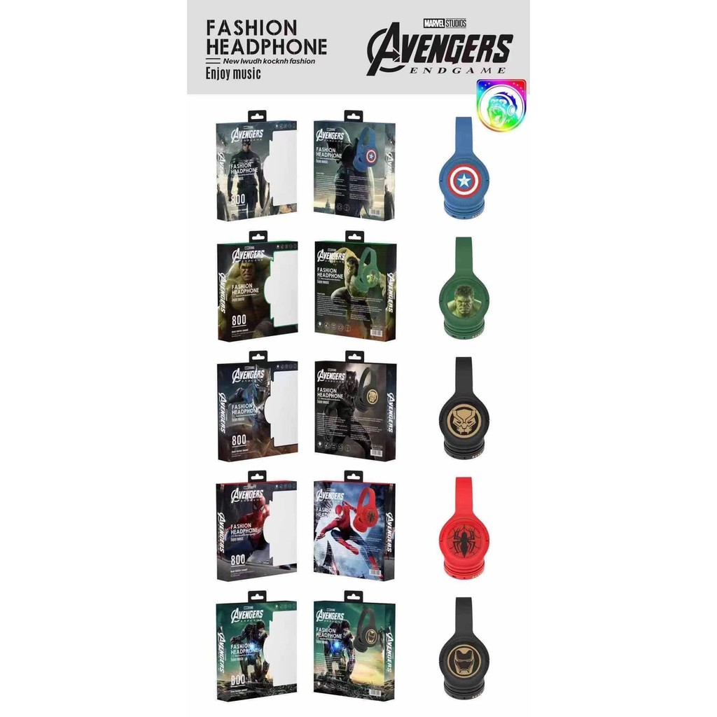 Gaming Bluetooth Headset Marvel-800 Series Stereo Gaming Headset Hands ...