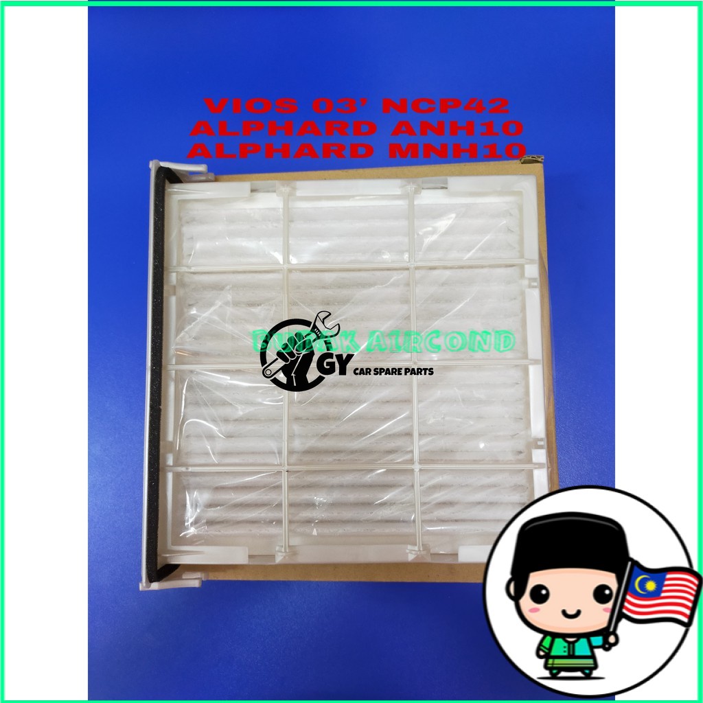 TOYOTA VIOS NCP42 & ALPHARD ANH10 2003~2007 AIR FILTER CABIN WITH ...