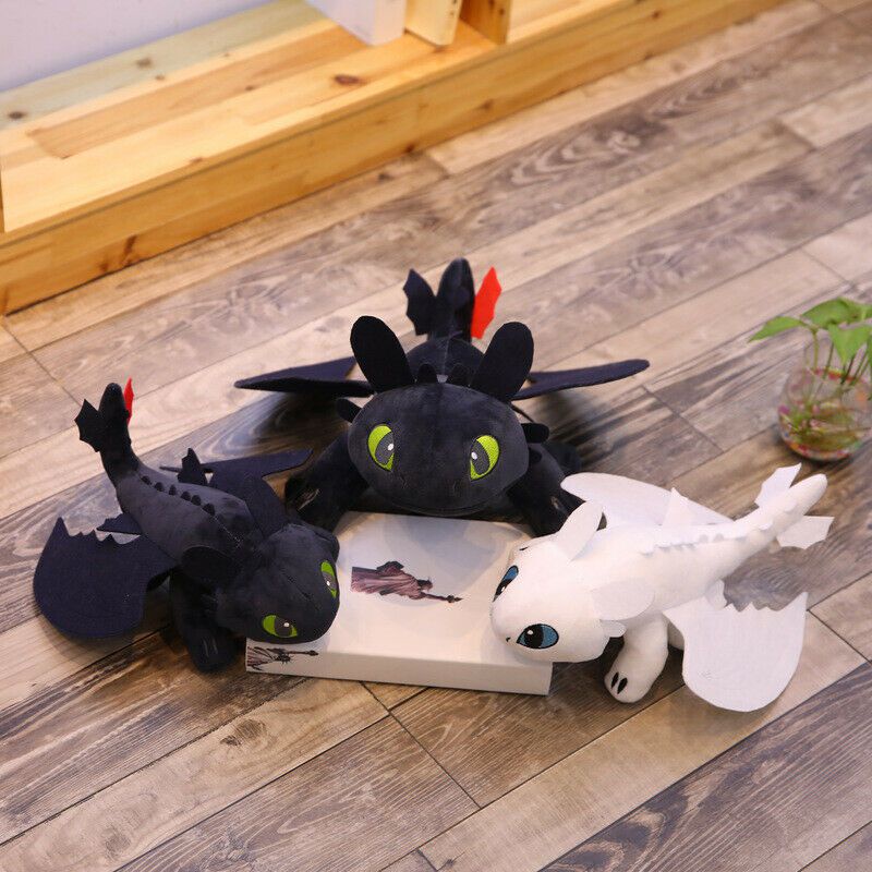 Train To How Your Dragon Toothless Night Fury Stuffed Plush Toy Toys ...
