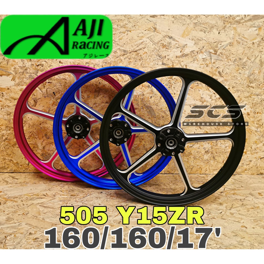 Y16 Sport Rim Y15ZR AJI RACING FG505 1.60/1.60/17' FORGED SPORT RIM FG505 Y15 Ysuku Yamaha Open ...