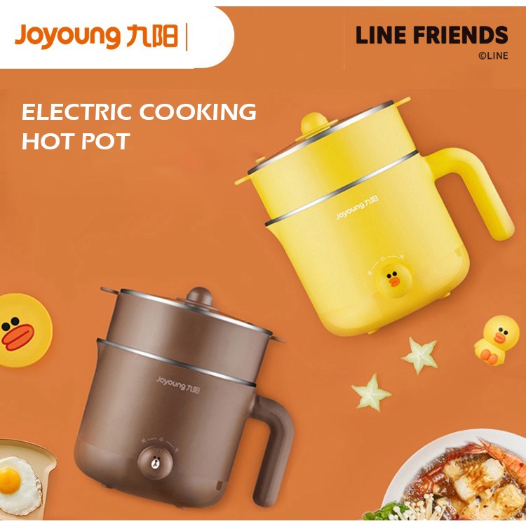Joyoung LINE Electric Mini Cooking Pot K12-D603 (1.2 Liter) | Shopee ...