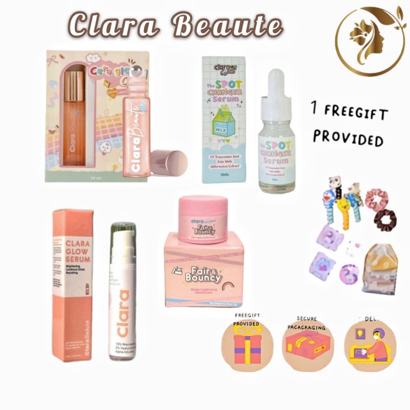 CLARA OIL CERA GLOW OIL SPOT SERUM CLARA SPOT CHANGER CLARA GLOW + FREE ...