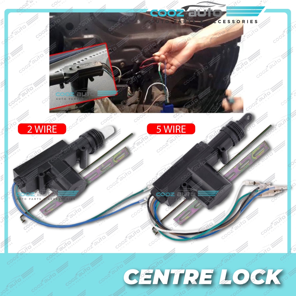 Universal Actuator Gun Power Central Lock Motor 2 or 5 Wires Center ...