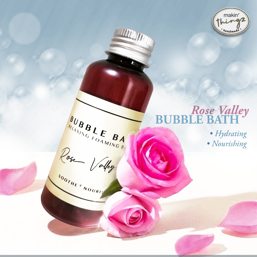 Foaming Bubble Bath Rose Fragrance Super Fluffy Bubble Bath ...