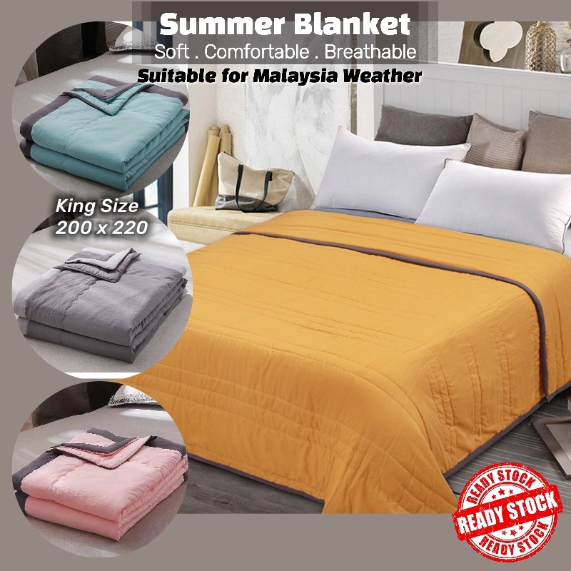 Cotton Blanket Washable Aircond Quilt Selimut Gebu Selimut Cotton ...
