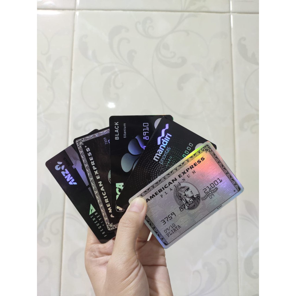 [PREMIUM] PLATINUM CARD DEBIT/CREDIT ATM STICKER chip/no chip (CUSTOM ...