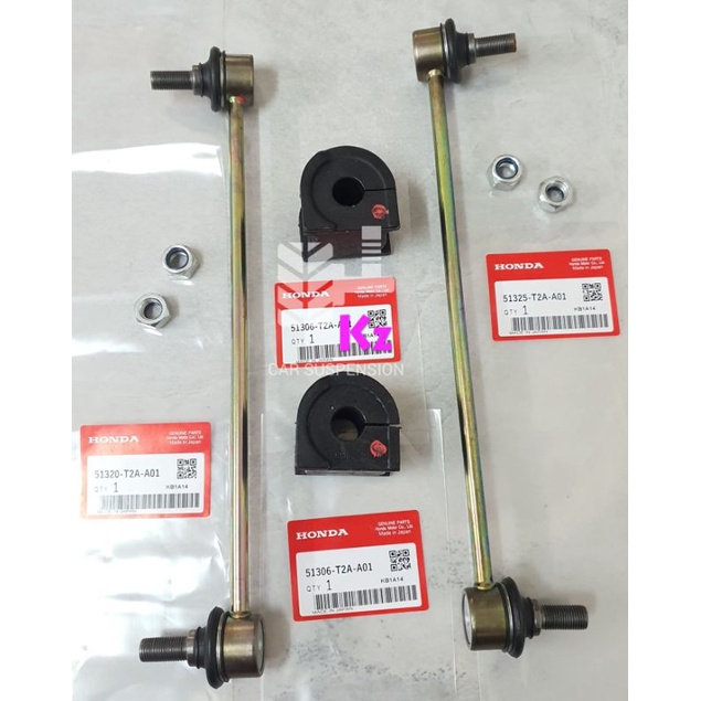 HONDA JAPAN- 1 SET 4PCS - FRONT STABILIZER BUSH/ STABILIZER LINK ...