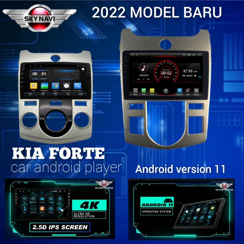 KIA FORTE SKY NAVI HIGH SPEC CAR ANDROID PLAYER | Shopee Malaysia