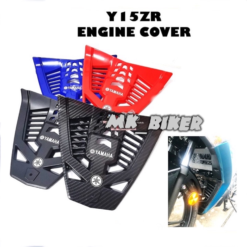 YAMAHA Y15 Y15Z Y15ZR ENGINE COVER PLASTIC CARBON / BLACK / RED / BLUE ...