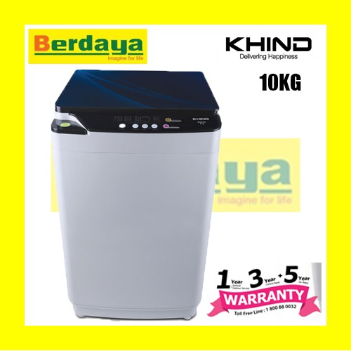 KHIND 10KG FULLY AUTO WASHING MACHINE WM1018A | Shopee Malaysia