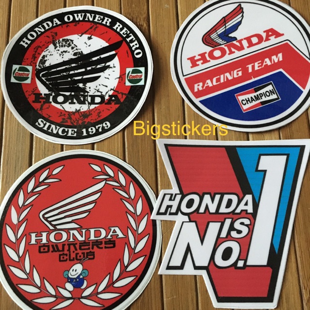 Sticker Honda design retro/klasik/moden | Shopee Malaysia