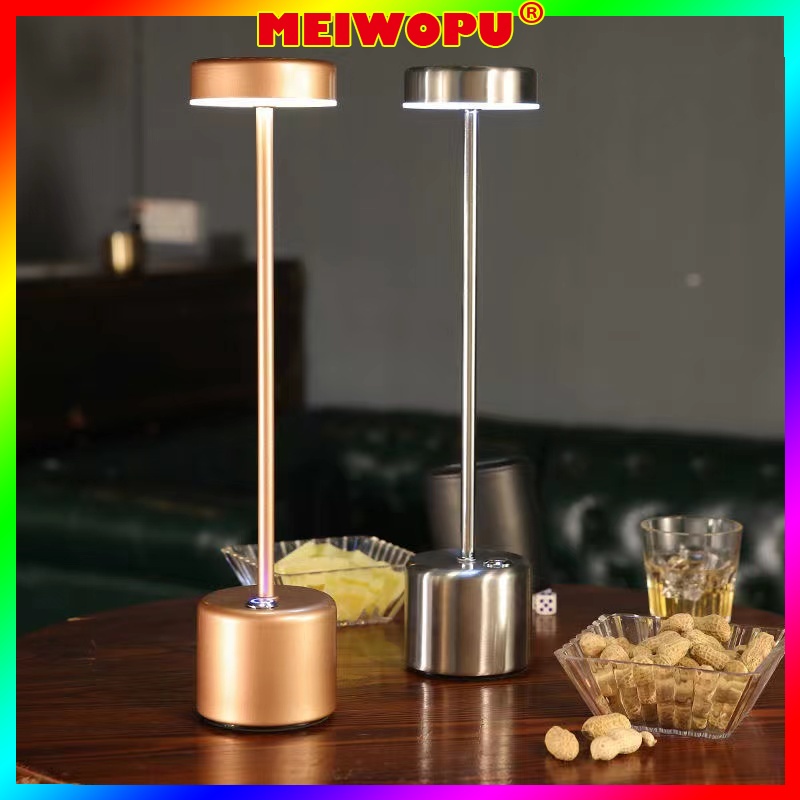Led Charging Bar Table Lamp Restaurant Cafe High Pole Hat Decoration ...