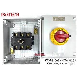 ISOTECH KTM Series 3Poles Isolator (OFF/ON) with PVC Enclosure [W175 X D150 X H214mm] | Shopee ...