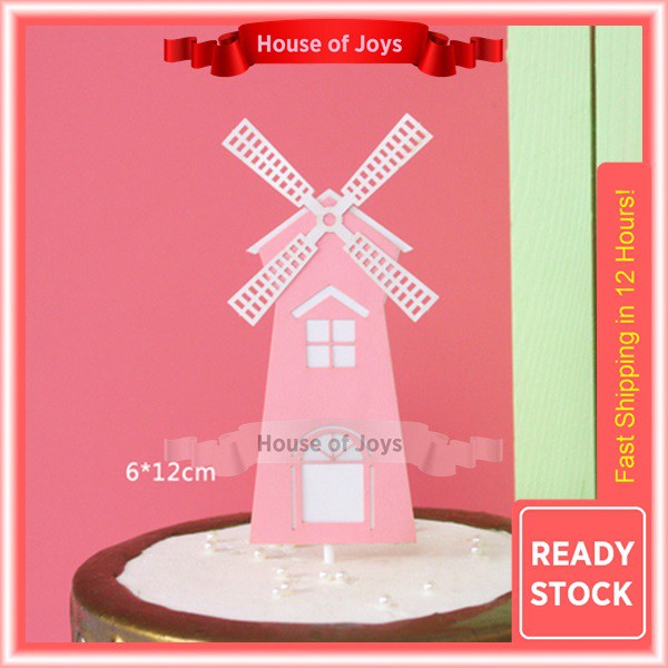 Pink Princess Windmill Cake Topper | Shopee Malaysia