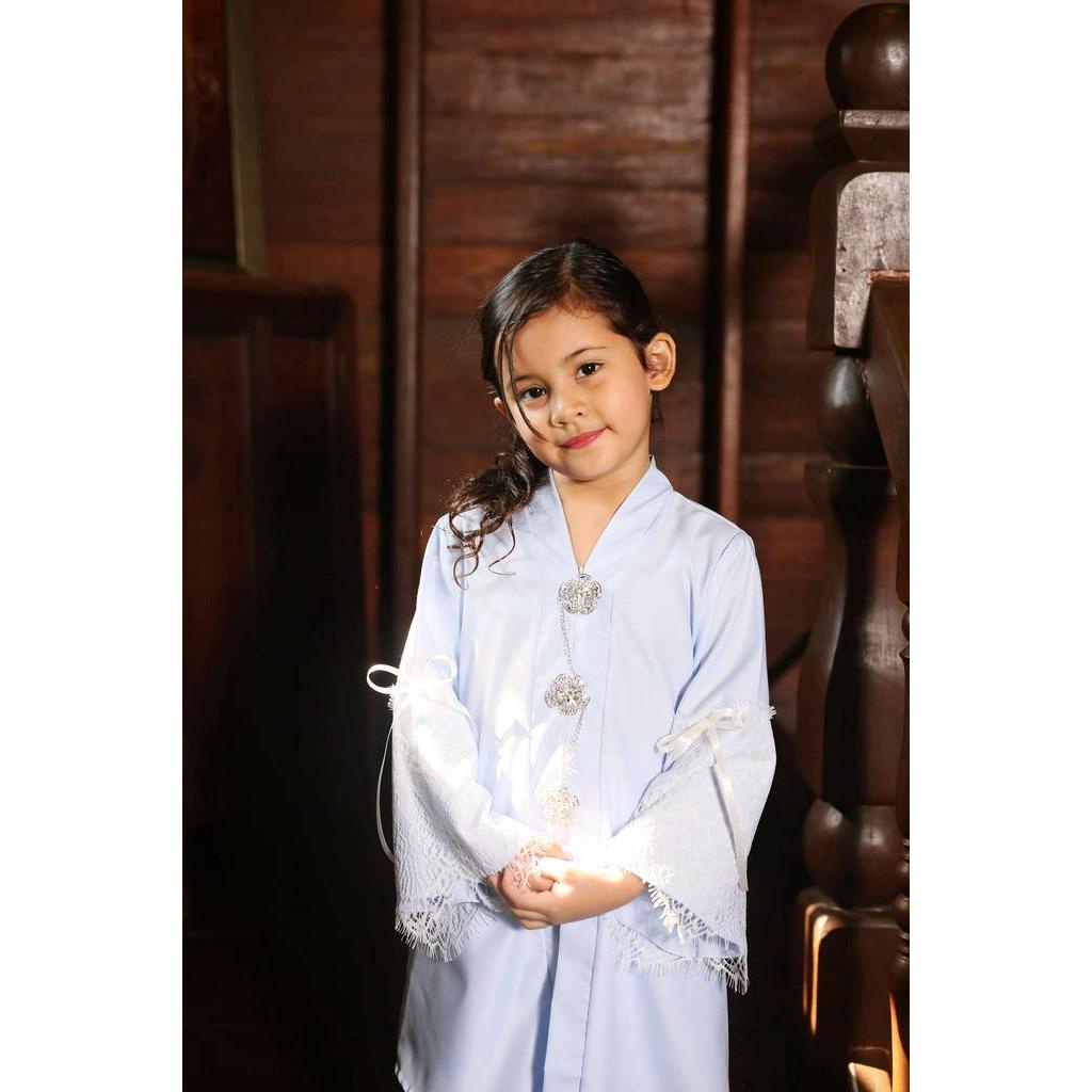 KEBARUNG KANAK-KANAK WARNA ICE BLUE (Kids) BAJU KURUNG KANAK-KANAK BAJU ...