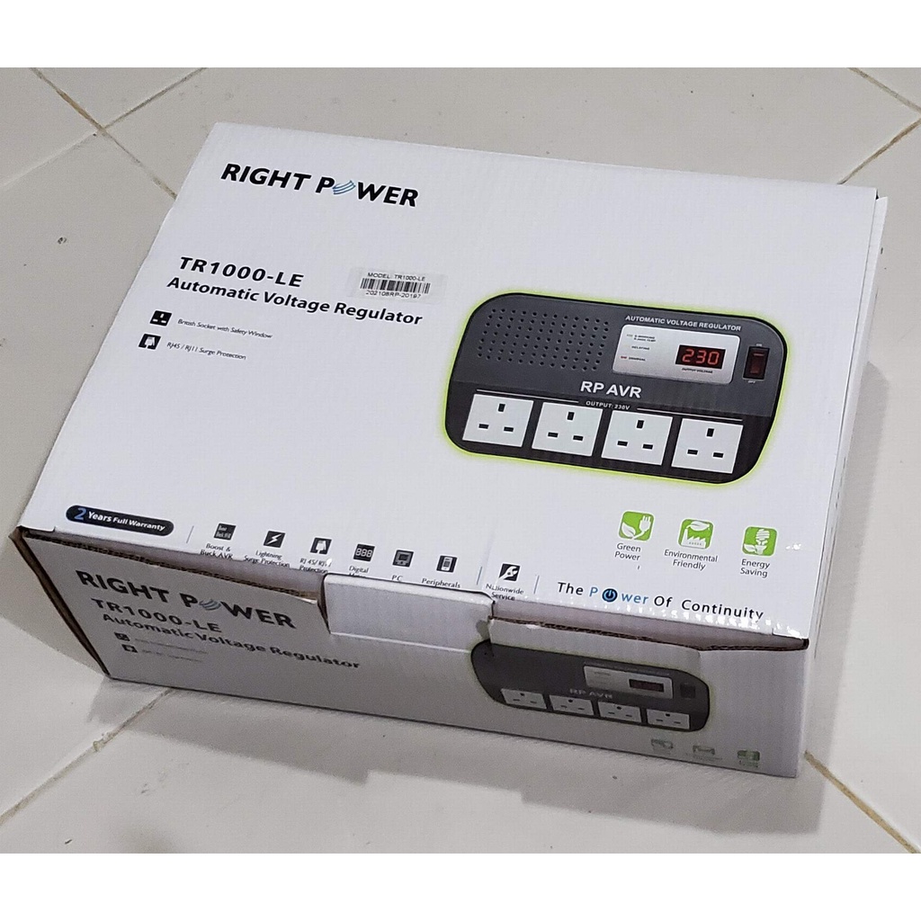 Right Power AVR 1000VA TR1000-LE | Shopee Malaysia