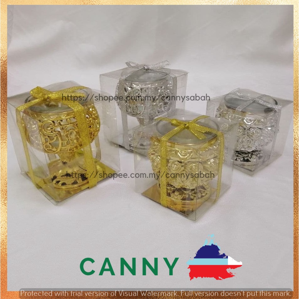 🎁 Cawan Doorgift Emas / Silver 12 pcs🎁 | Shopee Malaysia