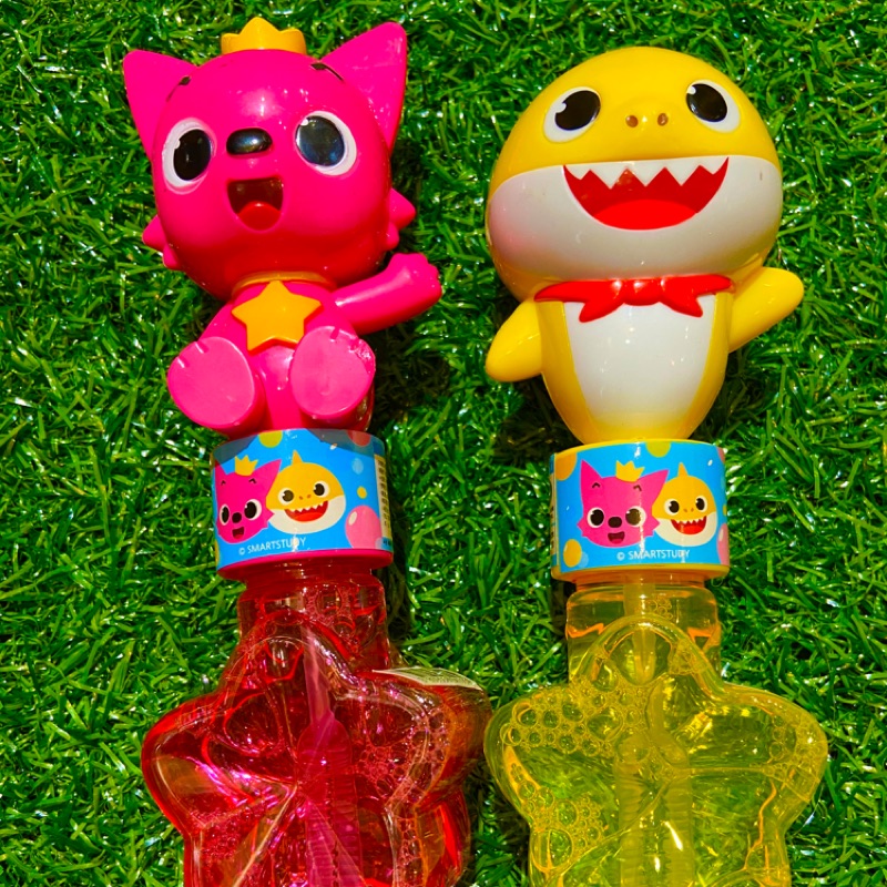Pinkfong Baby Shark Bubble Wand With Thunder Mark | Shopee Malaysia