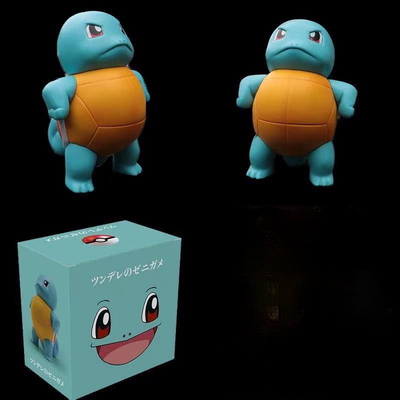 Anime Pokemon Figure Squirtle Psyduck Car Decoration Model Toy Box ...