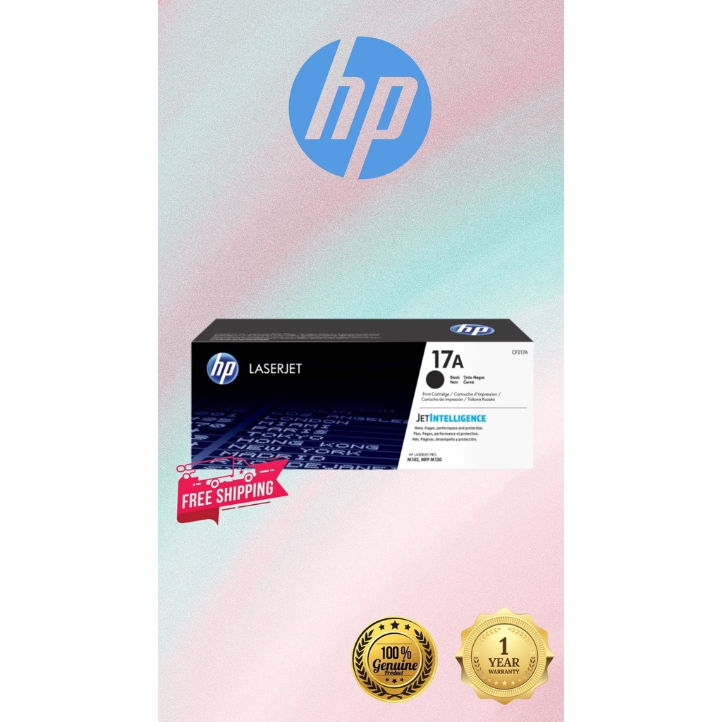 HP 17A/CF217A BLACK ORIGINAL LASERJET TONER CARTRIDGE CF217A/17A/217A ...