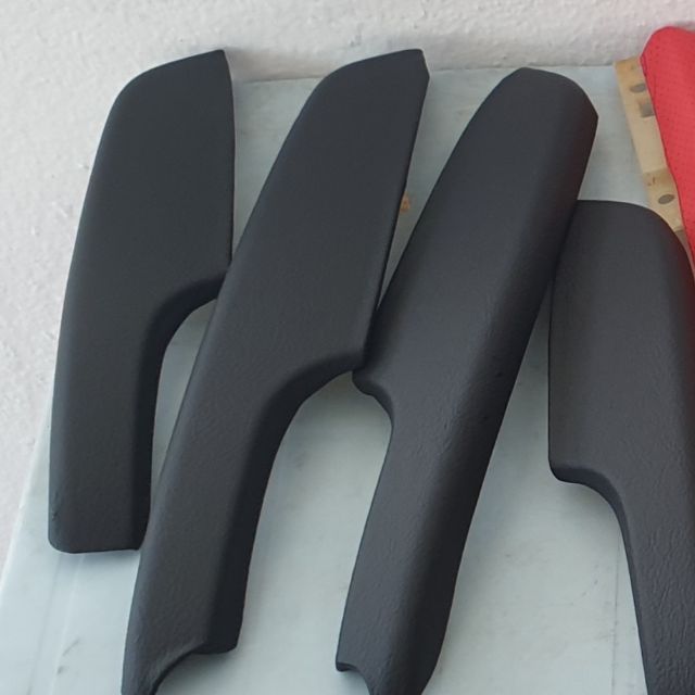 Kain pvc hitam arm rest pintu FD/siap potong /THICK PU Leather Fabric ...