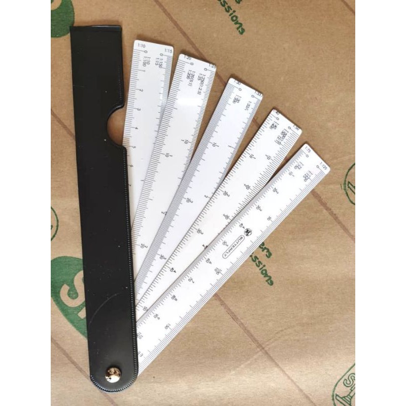 fan scale ruler for architecture/design/graphic | Shopee Malaysia