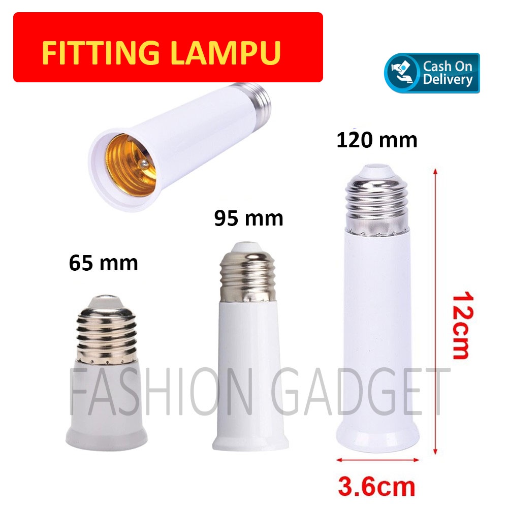 Lamp Extender Fittings 65mm 95mm 120mm Downlight Lamp Extension ...