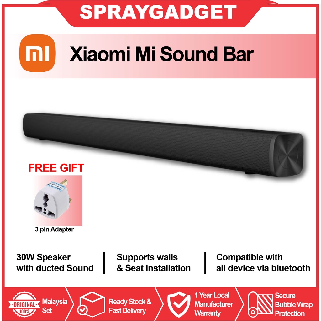 Xiaomi Redmi 30W Sound bar Wireless Bluetooth 5.0 Home Theater Soundbar ...