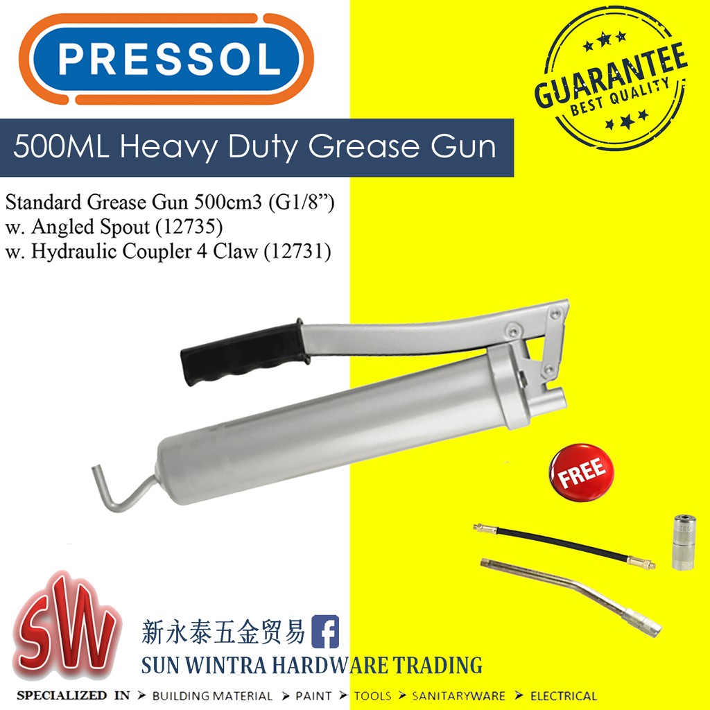 PRESSOL 500ML HEAVY DUTY GREASE GUN (GERMANY PRODUCT) | Shopee Malaysia